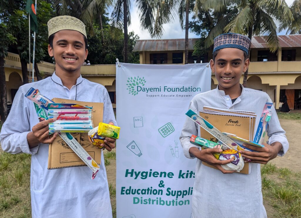 Hygiene Kit Distribution - Dayemi Foundation